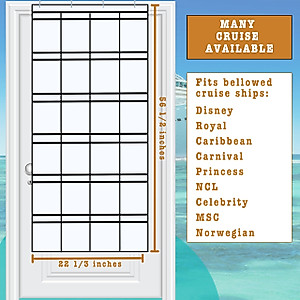 CUIDEWEIER Cruise Essentials Over the Door Shoe Organizer Holder Magnetic Hooks for Cabin,Disney/Royal Caribbean/Carnival/Princess/NCL/Celebrity/MSC/Norwegian Items Must Have,Hanging Decoration Magnet