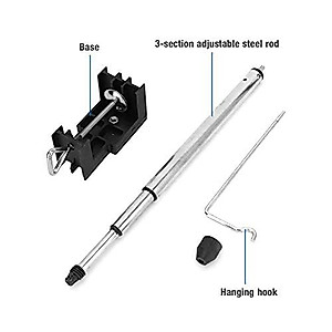 Flex Shaft Motor Hanger for Rotary Tool, Retractable Electric Mill Stand Clamp Grinder Accessories flex shaft stand rotary grinder hanger, flex shaft motor hanger grinder flexible