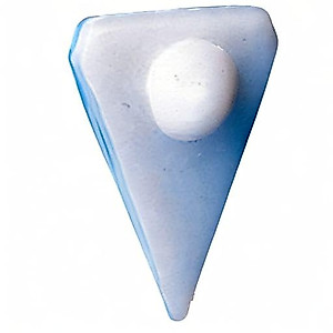 SP Bel-Art Spinvane Teflon Triangular Magnetic Stirring Bar; 5.6 x 9.6 x 4.8mm, Fits 1 ml Vials, White (F37134-0000)