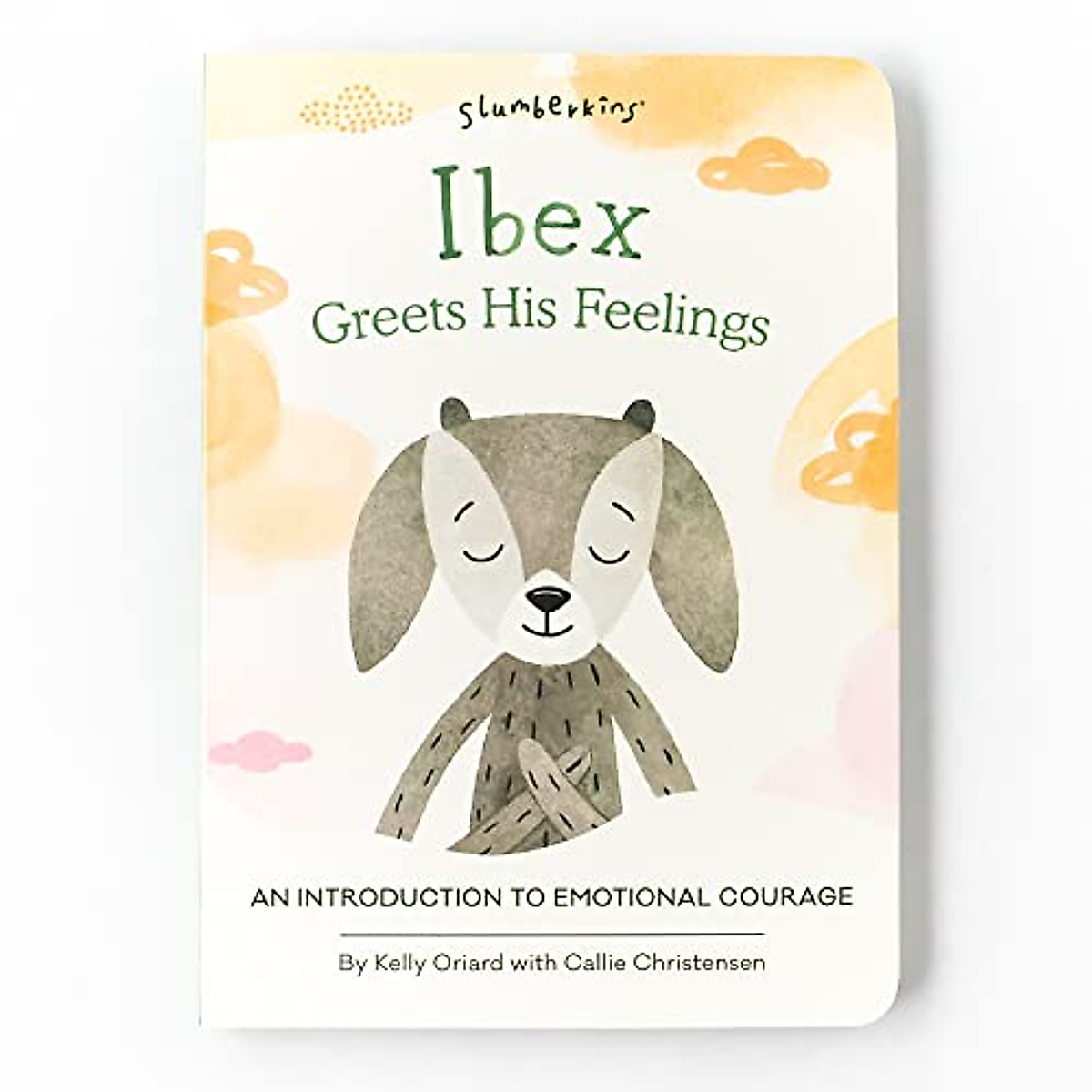 Slumberkins 14" Kin & Board Book | Promotes Emotional Courage, Resilience & Empathy | Social Emotional Tools for Ages 0+ (Ibex Kin & Board Book)
