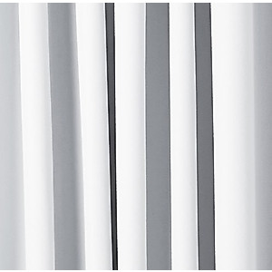Amazon Basics Blackout Curtain Set - 52''x 63'', White, 4-Pack