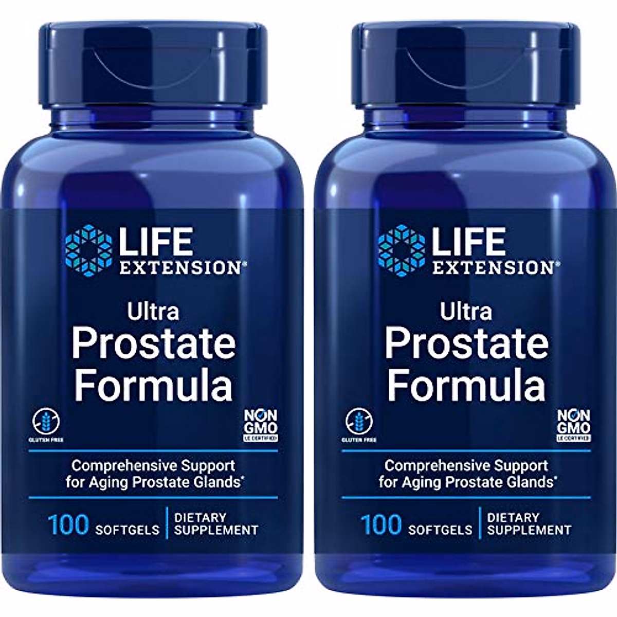 Life Extension Ultra Prostate Formula, 100 Softgels (Pack of 2) - Natural Supplement for Men