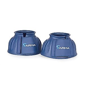 Shires ARMA Over Reach Horse Bell Boots (Royal, Full)