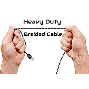 AGOZ 6ft Type USB C Cable Fast Charger for T-Mobile REVVL V+ 5G, TMobile TCL Stylus 5G, ZTE Blade 11 Prime, Max Duo Z962BL Z963VL, Blade ZMAX Z982, Blade Spark Z971, Max XL N9560, Blade X1 5G