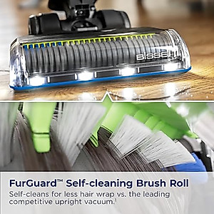 BISSELL Pet Hair Eraser Turbo Lift-Off Vacuum, w/ Self-Cleaning Brush Roll, HEPA Filtration, Powerful Pickup with TurboBrush Pivot Tool & LED-lit dusting & Crevice Tool, 3774F