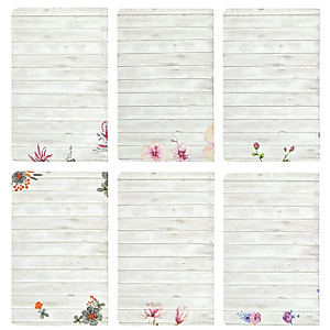 6 Pack Floral Daily Prayer Journal for Notebook, Bible Study, Inspirational Christian Gifts for Women (80 Pages, 5x8 In)