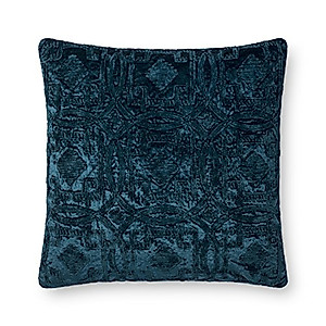 Loloi P0671 Throw Pillow, 22" x 22", Blue