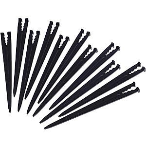 500 Pcs Plastic Irrigation Drip Support Stakes for 1/4-Inch Tubing Hose 4/7 or 3/5 Irrigation Hose Holder&Emitters/Drip Irrigation Kits/Garden Tools for Vegetable Gardens Flower Beds Herbs Garden