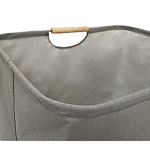 QKELIM Large Laundry Hamper Tall Storage Basket Organization Bin box for Toys Clothes in Laundry Room Bedroom Bathroom College Dorm for Adults Kids