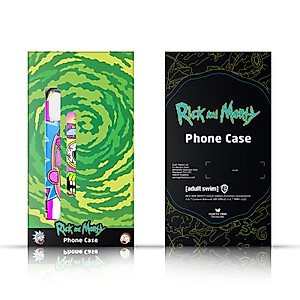 Head Case Designs Officially Licensed Rick and Morty Interdimensional Space Cable Season 3 Graphics Leather Book Wallet Case Cover Compatible with OnePlus Nord N20 5G