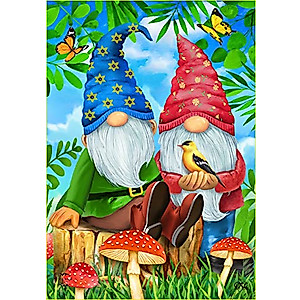Gnome Sweet Gnome Spring Garden Flag 12.5" x 18" Briarwood Lane