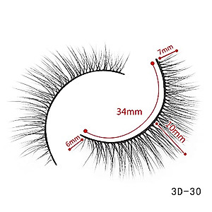 Magnetic eyelashes with eyeliner Kit,5 Pairs Different Reusable Magnetic Lashes,Natural Look False Lashes with Tweezers and Eyeliner