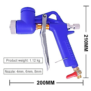 Drywall Wall Sprayer,Air Hopper Spray Gun 1.5 Gallon Paint Texture Tool with 3 Nozzle for Stucco Mud or Popcorn on Walls and Ceiling,Knockdown
