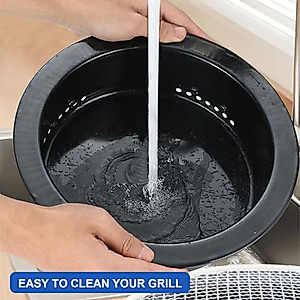 11.6 Inch Portable Charcoal Grill for Camping, Mini Charcoal Grill Folding Leg Grill with Wire Mesh, Multifunctional Portable Grill Camping for Home Party Travel Barbecue Camping Picnic