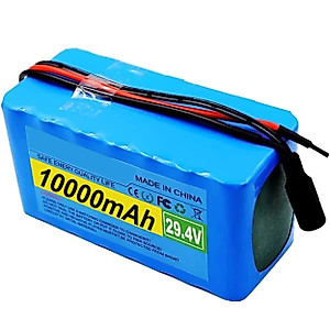 BaYte 24V 10Ah 7S3P E-Bike Lithium-ion Battery Pack 18650 for Electric Bicycle Moped Balancing Scooter with 29.4V 2A Charger,T Plug