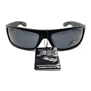 Black Locs OG Gangster Cholo Narrow Rectangular Sunglasses