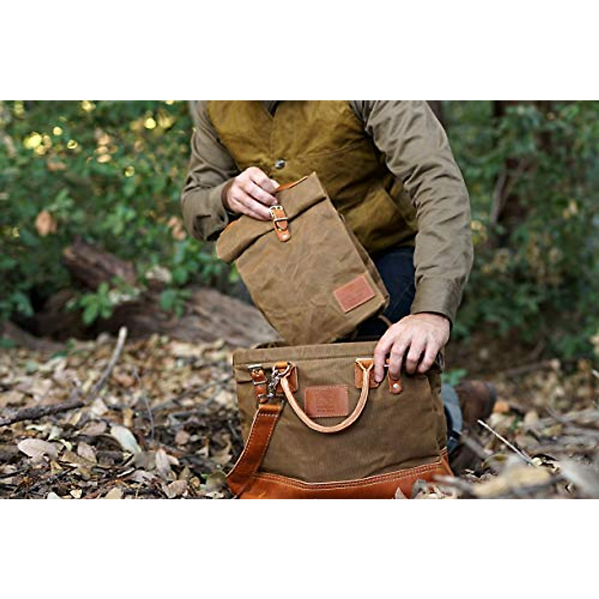 1844 Helko Werk Germany Canvas Lunch Bag F9091