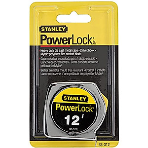 Stanley Hand Tools 33-312 3/4" X 12' PowerLock Professional Tape Measure (3 Pack)