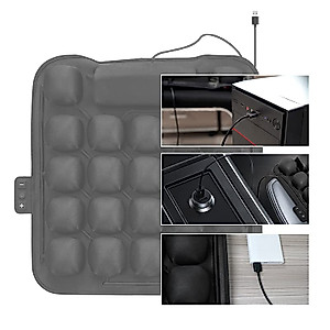 YUNYEUNG Electric Inflatable Wheelchair Cushions for Pressure reliefUlcer & Pressure Sore Prevention - Pain Relief Cushion for Extended Sitting Air Seat Cushions