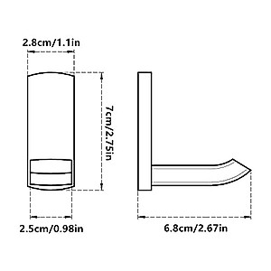 BigBig Home Brass Towel Hook, Gold Coat Hook Bathroom Robe Hooks Antique Clothes Hanger Wall Hook Kitchen Wall Mount 2 Pack