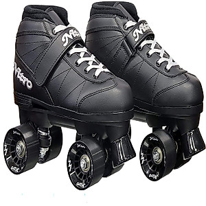 Epic Skates Super Nitro Indoor/Outdoor Quad Speed Roller Skates, Adult 6