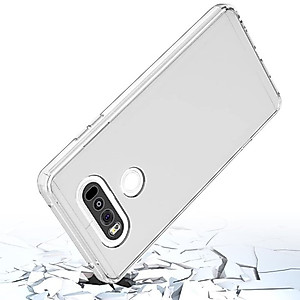 Clear Case Compatible with LG V20 Model - Skin Scratch Resistant Drop-Proof Protective Hybrid