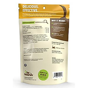 Pet Naturals UT Support Urinary Tract Supplement for Cats, 60 Chews