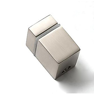 XVL 14 Inches Bathroom Glass Shelf Brushed