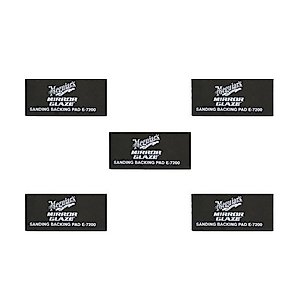 5 X Meguiar's E7200 Mirror Glaze High-Tech Backing Pad