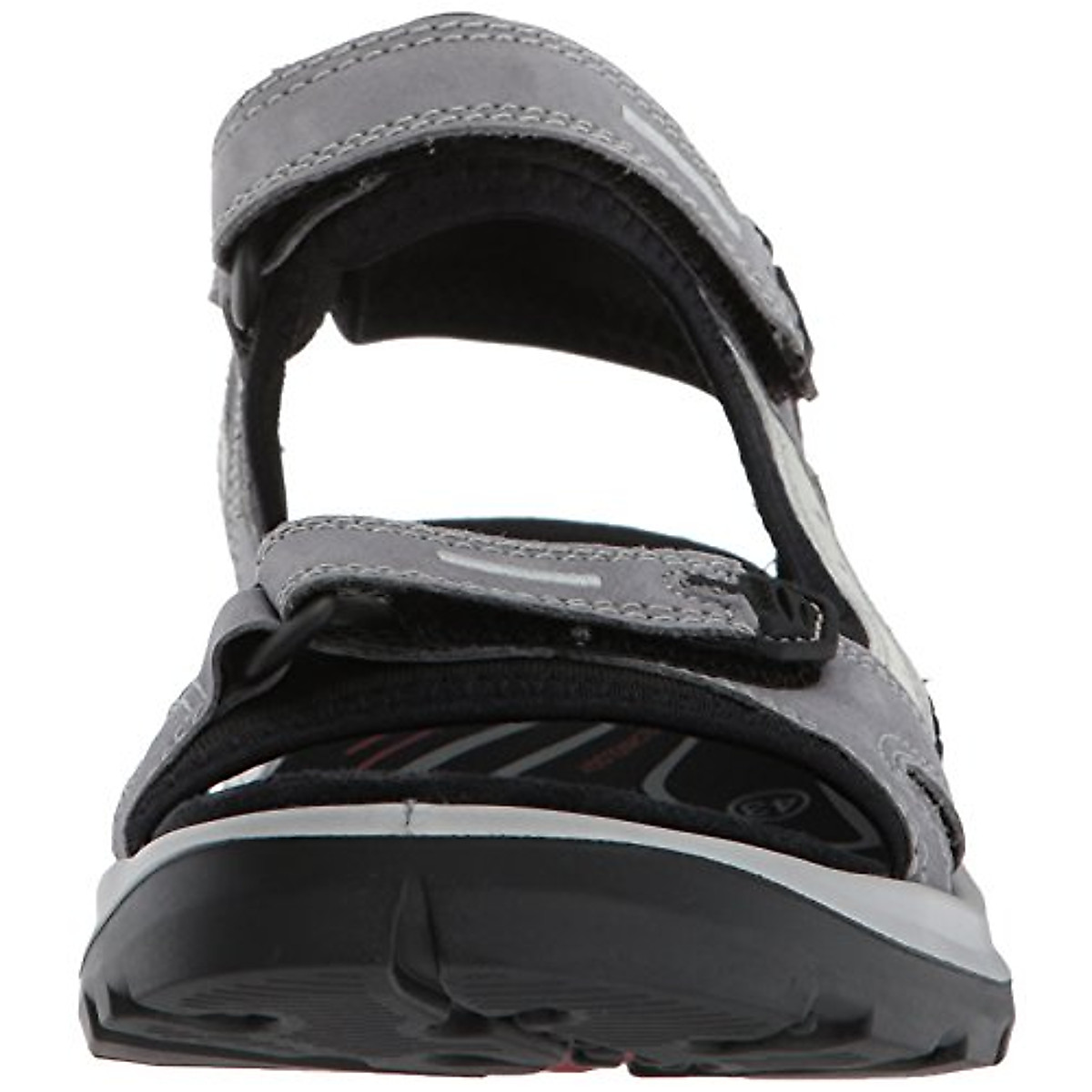 ECCO Women's Yucatan outdoor offroad hiking sandal, titanium, 7 M US