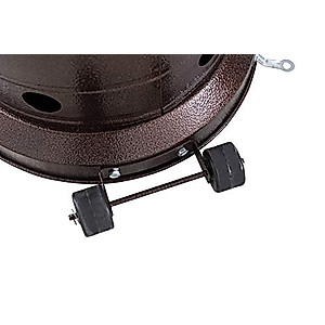 Sunjoy Lawrence Floor-Standing Patio Heater, 88", Bronze hammered finished