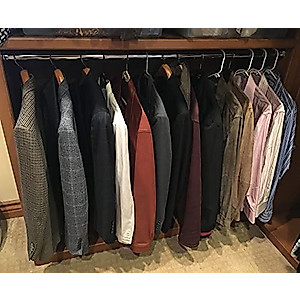 Garment Cover for Closet Rod and Portable Clothing Rack Shoulder Dust Cover - Protect Your Wardrobe in Style - Adjustable to fit 20" to 36" long - 1 Pack