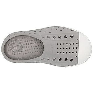 Native Shoes, Jefferson Child, Kids Lightweight Sneaker, Pigeon Grey/Shell White, 8 M US Toddler