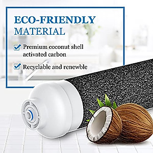 Vegebe Inline Water Filter for Ice Maker, Refrigerator, Under-Sink Reverse Osmosis Water System, Post Activated Carbon Water Filter Replacement Cartridge with 1/4-Inch Quick-Connect (Pack of 2)