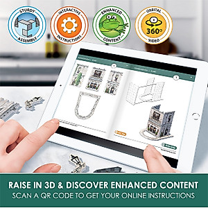 Wrebbit3D Harry Potter 3D Puzzle Model of Gringotts Bank | Diagon Alley Collection | A Mystical Journey of 300 Pieces for Witches, Wizards, and Muggles