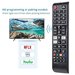 LOUTOC Replacement BN59-01315A Remote Control Compatible with Samsung 4K Crystal UHD 6/7/8/9/TU-7000 Series Smart TV(BN59-01315J/BN59-01315E)
