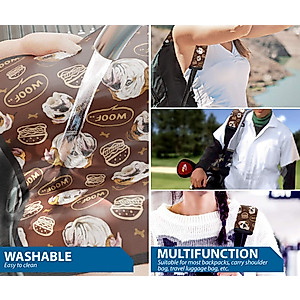 WIRESTER Soft Car Safety Seat Belt Shoulder Pad Cover Design, Cushion Harness Comfortable Pad - English Bulldog Face Pattern