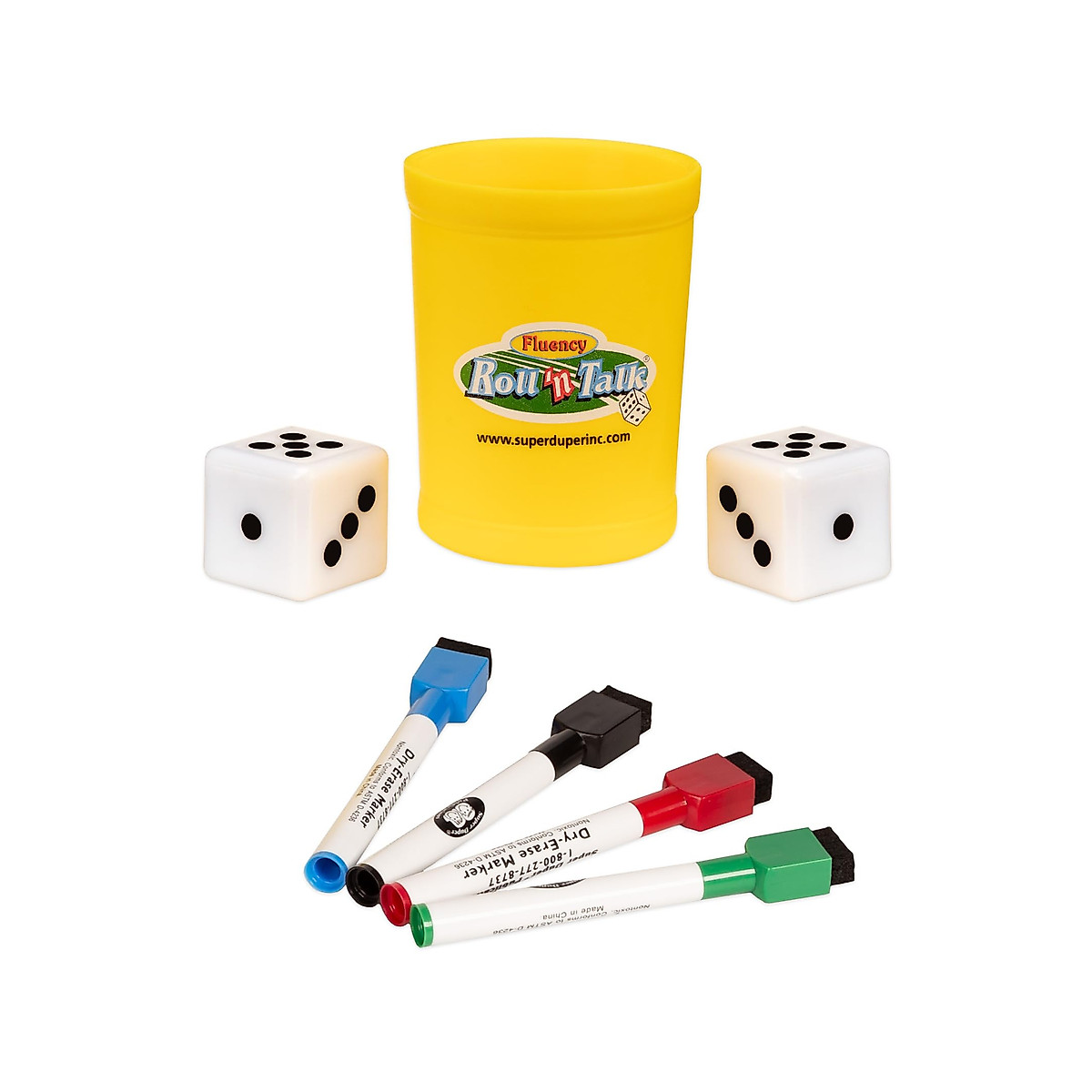 Super Duper Publications | Fluency Roll 'n Talk® Open-Ended Dice Game | Educational Learning Resource for Children