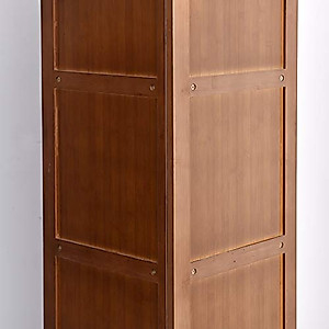 BALANBO 5-Bookcase Industrial Cube Shelf Corner Bookshelf Display Corner Storage Tall Bookshelf Multifunctional Storage Display Stand Shelf for Home Office Living Room Decoration…