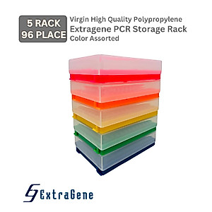 Extragene™ 96 Well PCR Tube Rack with Lid (0.2ml) Pk x 5 ea