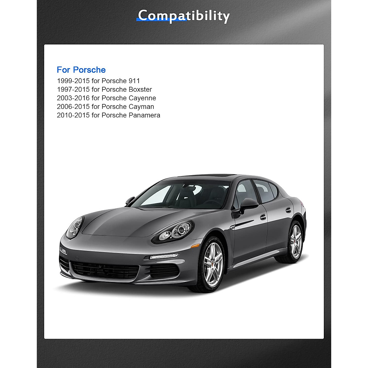 ECCPP 2PCS 5 Lug Wheel Spacers 15mm 5x130mm to 5x130mm for 2010-2016 for Cayenne for Boxster for Cayman for Panamera 1999-2015 for 911