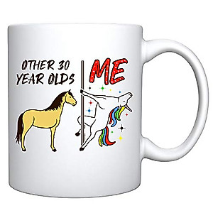 Veracco Other 30 Years Olds Me Ceramic Coffee Mug Funny Birthday For Him Her Thirty And Fabulous (White, 30 Years)