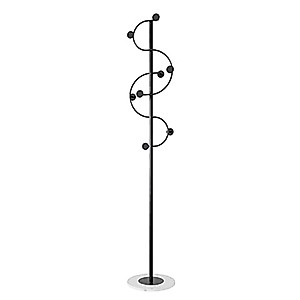 LUKEO Metal Entrance Hall Hanger Clothing Standing Coat Rack Floor Hats Garment Foot Rack Furniture (Color : E, Size : As shown)