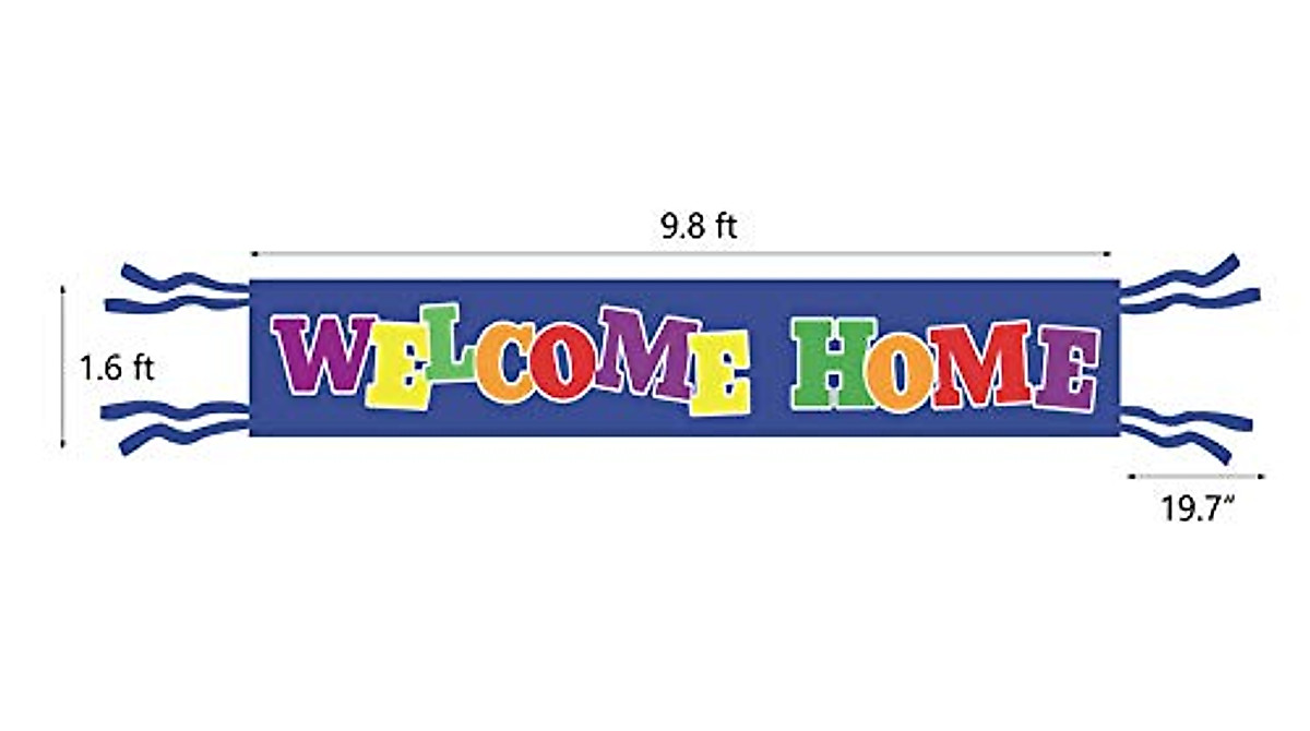 Large Welcome Home Banner - Perfect for Reunions & Celebrations