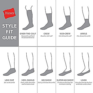 Hanes Girls' Toddler Low Cut Socks 10-Pack, Assorted, 5/ 2T-3T