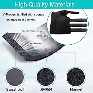 TANDCF Unisex Forearm and Wrist Support Splint Brace Double Fixation Wrist Brace for Carpal Tunnel,Adjustable Night Time Forearm Immobilizer Brace Splints,9.8 inch (25cm) length(LH/S)