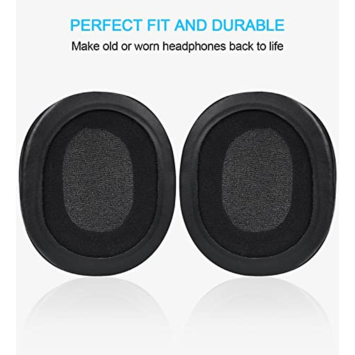 M50X Earpads, Upgrade ATH-M50X Ear Pads, Cooling Gel Ear Cushions Replacement for Audio Technica ATH-M50X/M40X, HyperX Cloud 2/Cloud Alpha, SteelSeries Arctis 7/Arctis Pro, MDR-7506/MDR-V6 Headphones