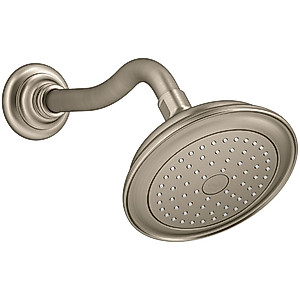 KOHLER K-72773-BV Artifacts Single-Function 2.5 Gpm Showerhead with Katalyst Spray, Less Showerarm and Flange, Vibrant Brushed Bronze