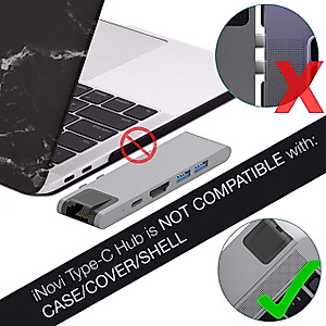 USB C Hub Adapter for MAC, 2020 Model, Multi-Port Dongle 4K HDMI, Ethernet, USB-C Thunderbolt 3, SD/Micro Card Reader, USB 3.0 - Compatible with MacBook Pro 2016-2020 and MacBook Air 2018-2020