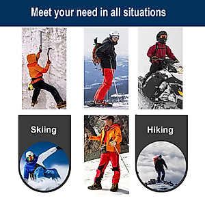 LANVO Running Gaiter Mask, Large Fleece Neck Gaiter for Men & Wowen, Winter Neck Warmer for Skiing, Hiking, Snowboard, Cycling, Fishing and Outdoor Sports